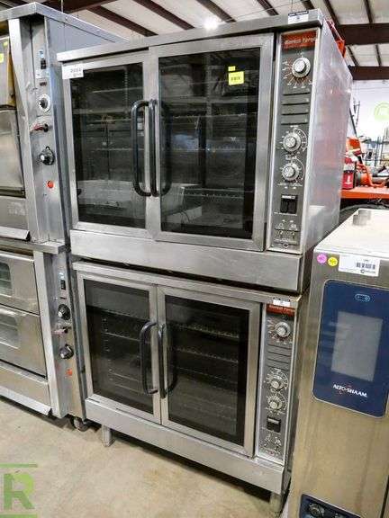 Market Forge M2600 Full Size Double Stack Convection Oven on Casters ...