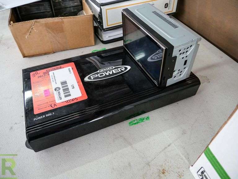 Jensen Power 900.1 Amplifier With Joybring Joy-D008 Head Unit - Roller ...