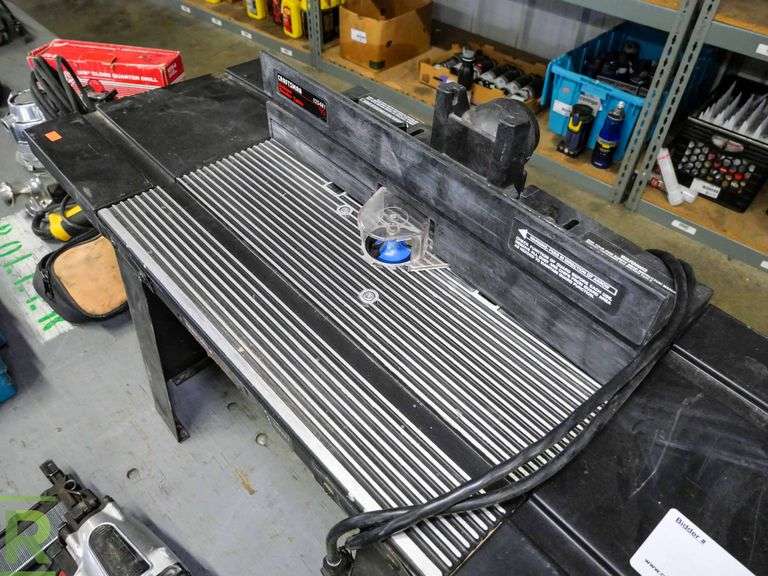 Craftsman 315.175040 Router With 925481 Deluxe Router Table - Roller ...