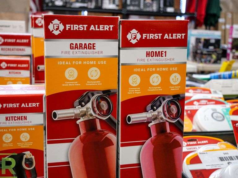 (4) First Alert Fire Extinguishers, Auto 5, Kitchen 5, Garage 10 ...