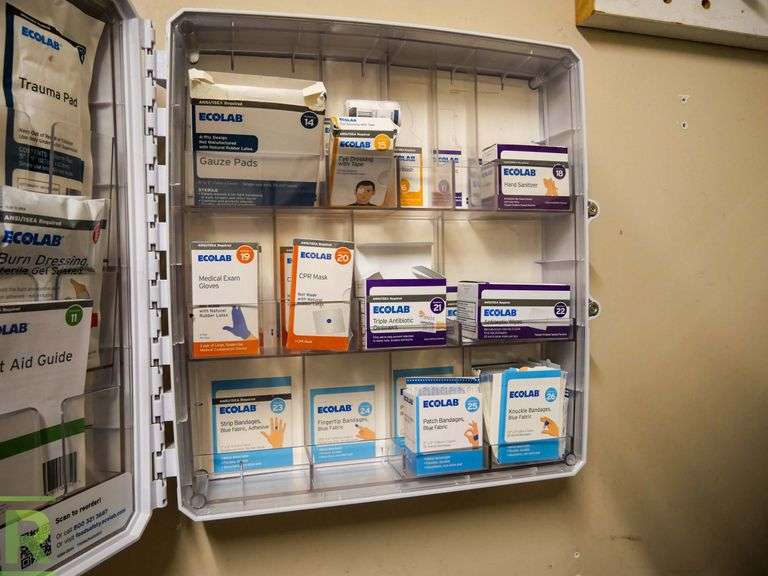 Ecolab First Aid Kit Roller Auctions