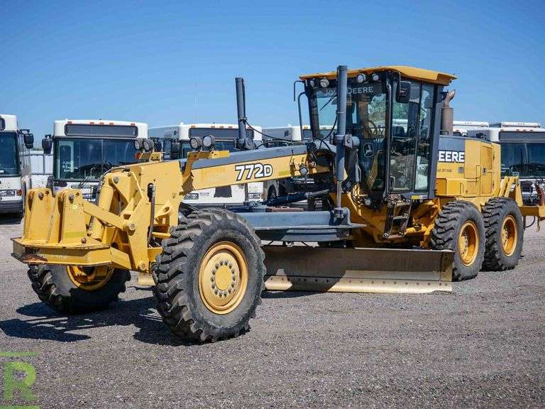 2008 John Deere 772D 6WD Motor Grader - Roller Auctions