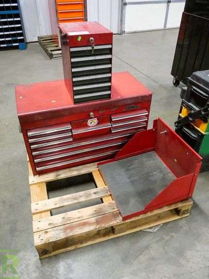 Mac Tools 10-Drawer Toolbox With Key, Side Shelf and 6-Drawer Organizer ...