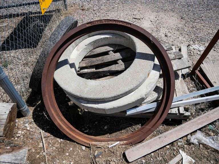 Assorted Manhole Concrete Riser Rings - Roller Auctions
