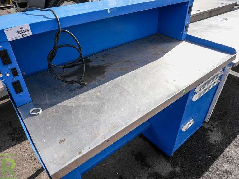 Vidmar Work Table With 3-Drawers - Roller Auctions