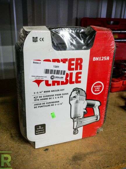 Porter Cable BN125A Brad Nailer Kit - Roller Auctions