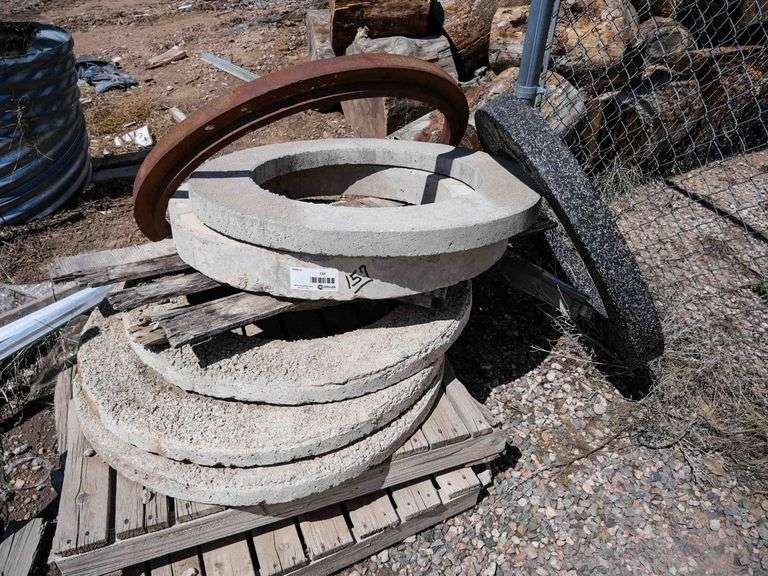 Assorted Manhole Concrete Riser Rings - Roller Auctions