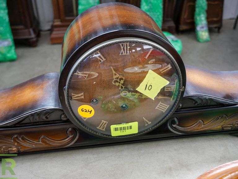 Hermle German Mantel Clock, Circa 1950, Westminster Chimes, S/N: 1050 ...