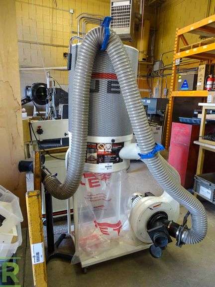 Jet DC-1100VX Vortex Cone Dust Collector on Casters, 115V - Roller Auctions