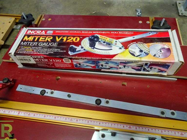 Incra Miter 5000 and Miter V120 Table Saw Miter Gauges - Roller Auctions