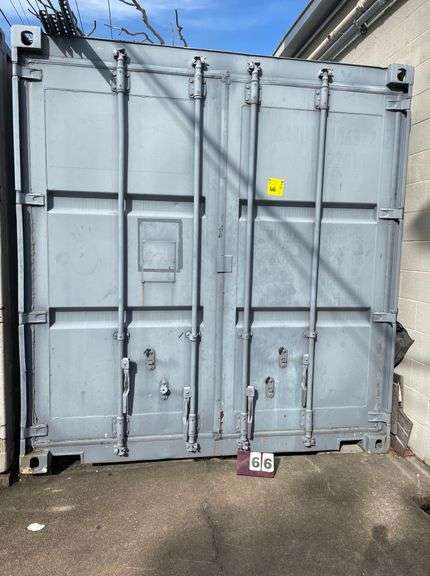 (1) CONEX STORAGE CONTAINER, APPROX. 20' L X 8' W X 101" H, WITH ...