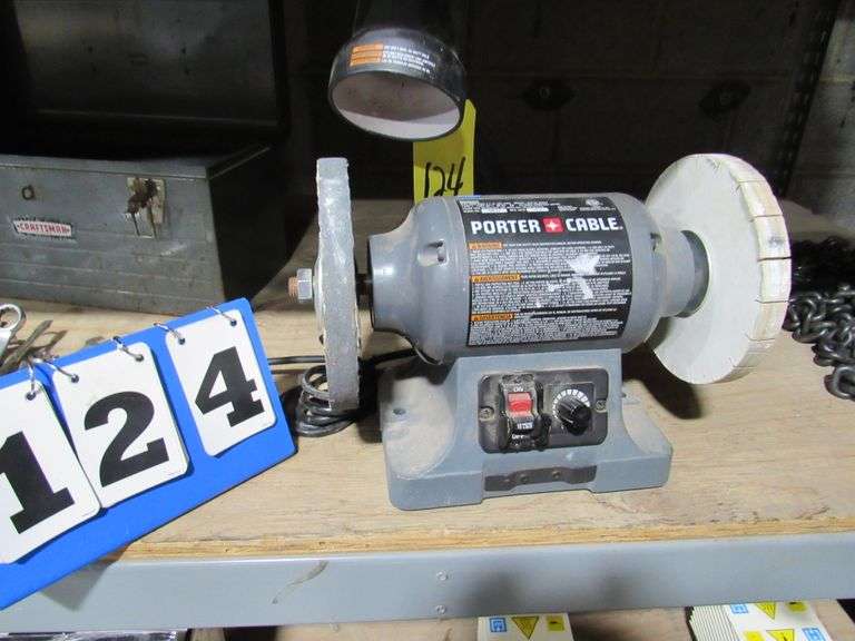 (1) 8" TABLE GRINDER, PORTER CABLE **sold with 15% Buyer's Premium ...