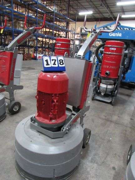 DIAMATIC Z80PRO FLOOR GRINDER 460-V 60-HZ, HOURS READ 731 *Located at ...
