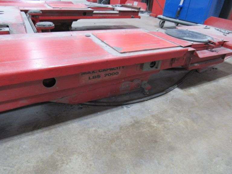 DRIVE-UP ALIGNMENT RACK, 7,000-LB. CAPACITY, FMC OPERATING UNIT WITH ...