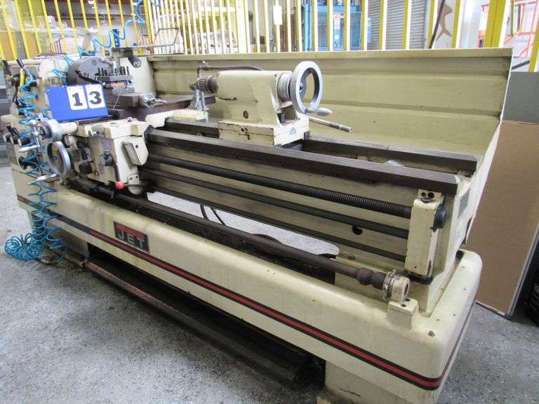 JET ENGINE LATHE, MDL GH-1660R, S/N 9807030, GEARED HEAD TYPE, 10" 3 ...