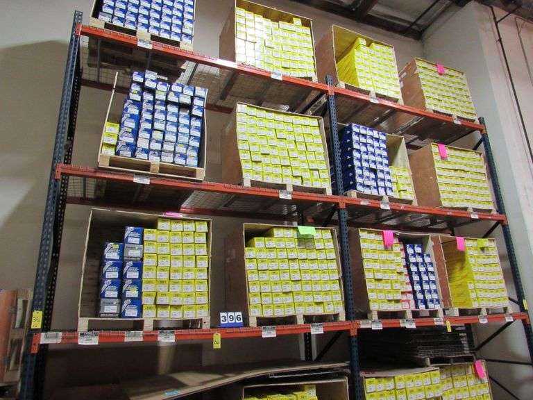 EMPTY PALLET RACK, TEAR DROP STYLE, APPROX. 10' X 42" X 16' TALL W/WIRE ...