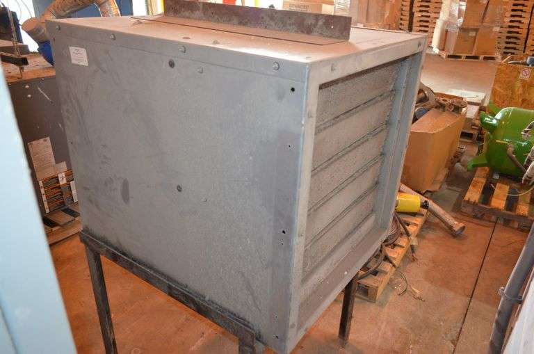 CUSTOM BOX FAN WITH LOUVERED INLET **LOCATED IN STORAGE BUILDING ...