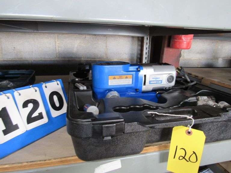 HOUGEN HMD130 MAGNETIC DRILL WITH ACCESSORIES 115-V WITH CASE - Rosen ...