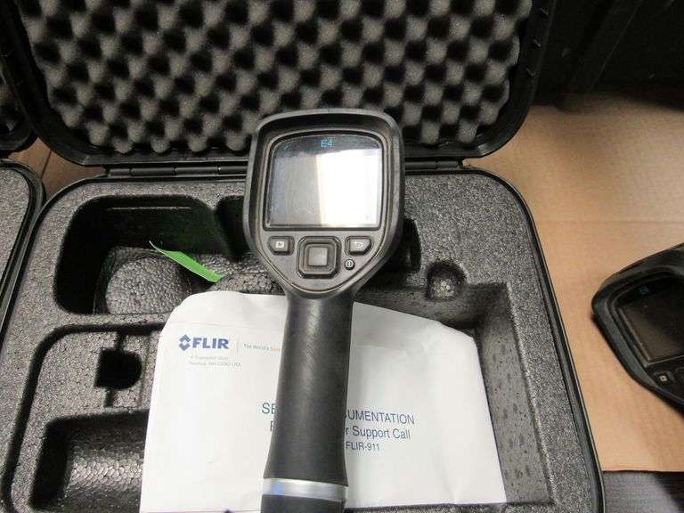THERMAL IMAGING CAMERA, MODEL FLIR – E63900, HANDHELD WITH CARRYING ...