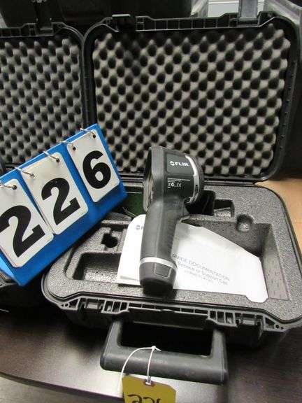 THERMAL IMAGING CAMERA, MODEL FLIR – E63900, HANDHELD WITH CARRYING ...