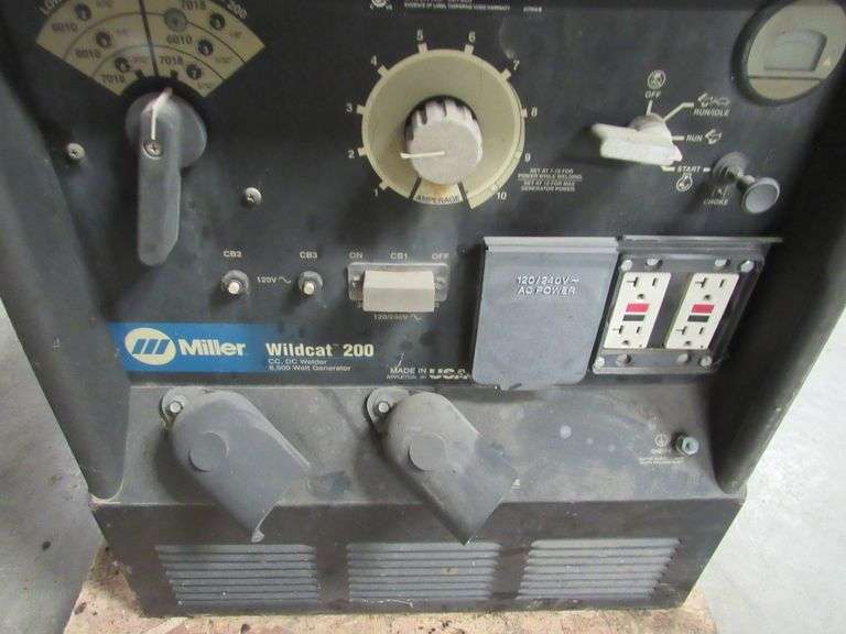 MILLER WILDCAT WELDER/GENERATOR, 200, PORTABLE GAS ENGINE - Rosen Systems