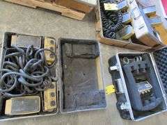 (11) CASES WITH ASSORTED GPS LAND LEVELING COMPONENTS INCLUDING TSD ...