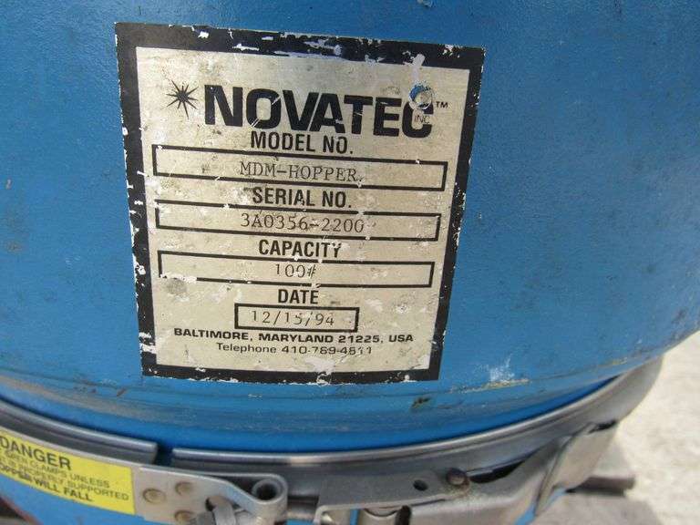HOPPER,NOVATEC, MDL MDM – HOPPER, S/N 3 A0356 – 2200 - Rosen Systems