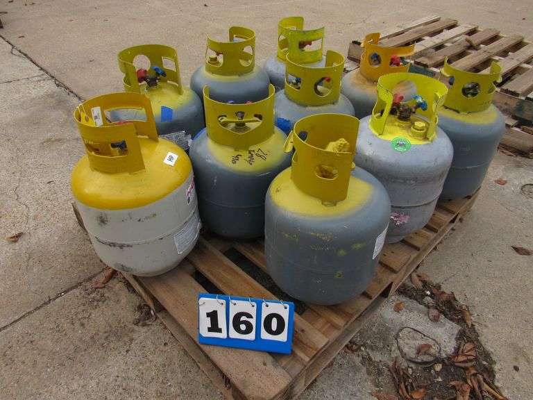 (10) PROPANE TANKS, USED FOR RECOVERY FOR REFRIGERANT - Rosen Systems
