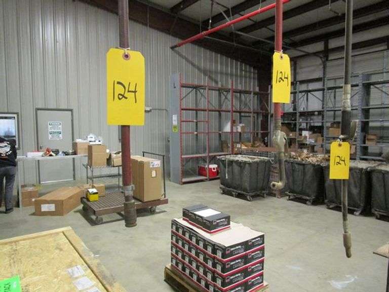 LOT, (6) ALEMITE HOSE REELS MDL 7336-B, 300-PSI, (2) AIR REELS, (1 ...