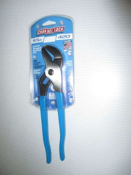 BOX OF (5) CHANNEL LOCK #420 9.5" CHANNEL LOCKS, *SOLD 5 TIMES THE ...