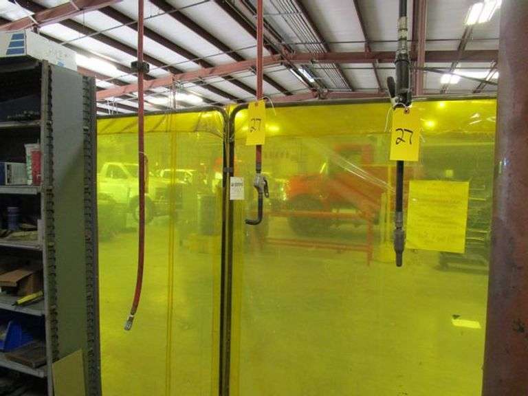 LOT (6) ALEMITE HOSE REELS MDL 7336-B, 300-PSI, (2) AIR REELS, (1 ...