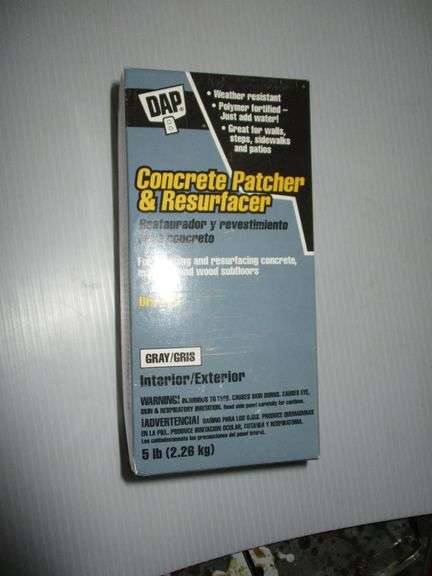 LOT, DAP PRODUCTS IN ONE AREA AS SHOWN, INCLUDES (3) BOXES CONCRETE ...