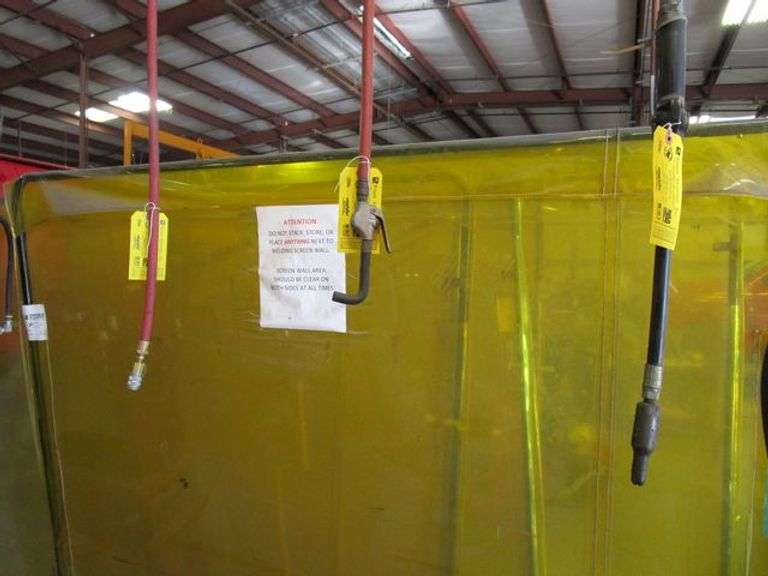 LOT (6) ALEMITE HOSE REELS MDL 7336-B, 300-PSI, (2) AIR REELS, (1 ...