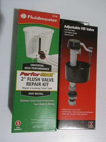 LOT, PARTIAL BOXES OF FLUIDMASTER PARTS ON (1) PALLET INCLUDING ...