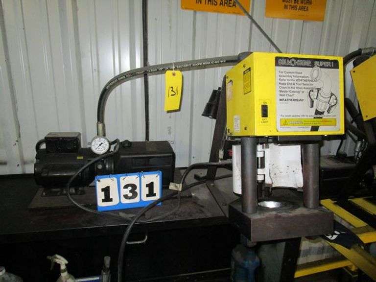 WEATHERHEAD COLL-O-CRIMP SUPER 1 HYDRAULIC HOSE ASSEMBLY, 220-V WITH ...
