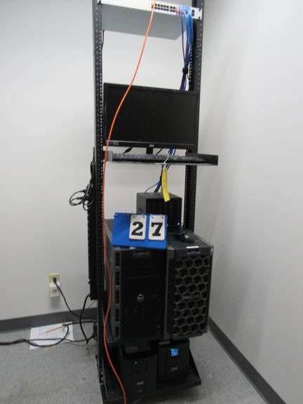 SERVER TOWER, (1) SYNOLOGY DS918, (1) DELL POWER EDGE T330, (1) DELL ...