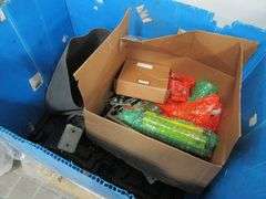 PALLET, ASSORTED PALLETIZER PARTS AS SHOWN INCLUDING CONTROL PANEL AND ...