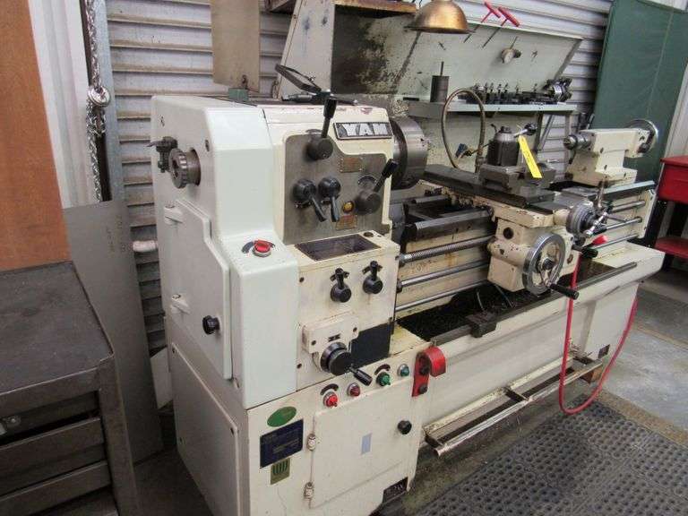 ENGINE LATHE, YAM MODEL YAM-1000G, S/N A77373, APPROX. 14" SWING, 40" C ...