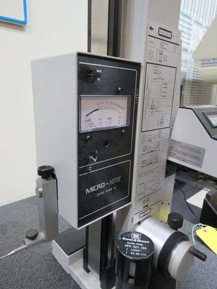 BROWN & SHARPE MICRO-HITE PROGRAMMABLE HEIGHT GAUGE, TYPE #07.90003, S ...