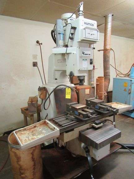 HURCO CNC MILL MACHINE, MODEL NO. HAWK5M, S/N H5M92008106A, MFG 1996 ...