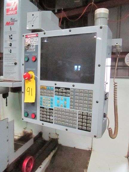 2008 HAAS CNC MILL MDL TM-3, S/N 1063994, 20-STATION TURRET WITH 8" 3 ...