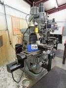 VERTICAL KNEE MILL, SUPERMAX MODEL YCY-1 1/2 VA, WITH 2-AXIS PROTO TRAK ...