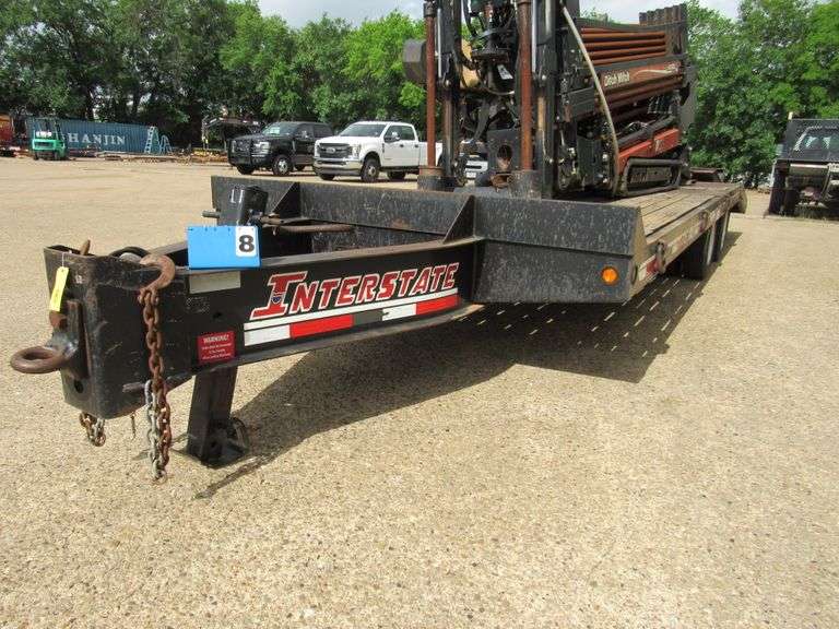 2014 FLATBED EQUIPMENT TRAILER, INTERSTATE, VIN IJKDLE309EM013530 ...