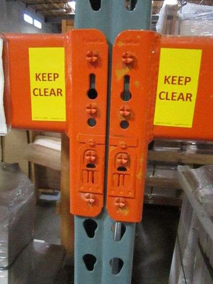 EMPTY PALLET RACK, TEAR DROP STYLE, APPROX. 36" X 8' X 16' TALL *NOTE ...