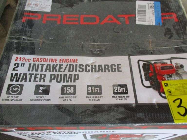 PREDATOR GAS POWERED PUMP IN BOX (UNUSED) - Rosen Systems