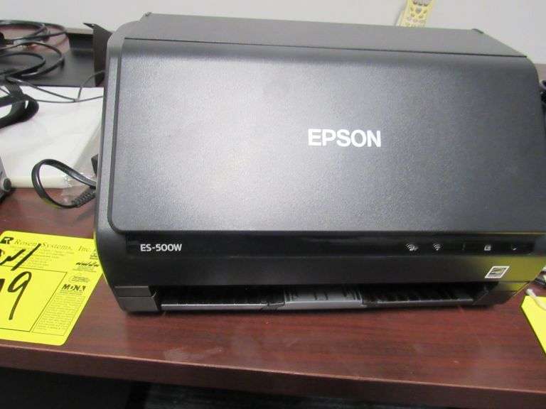 LOT, (1) SCOTCH LAMINATOR MDL TL902, (1) EPSON SCANNER ES-500W, (1 ...