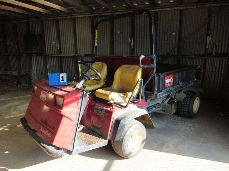 TORO WORKMAN 3300-D W/DUMP BED, START & RUNS, 3,253 HOURS **Located in ...