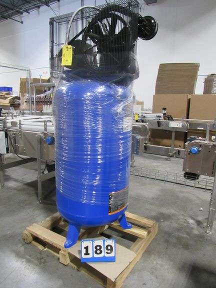 KOBALT VERTICAL TANK AIR COMPRESSOR, MDL XC802000AJ (AGM45) 0905521 ...