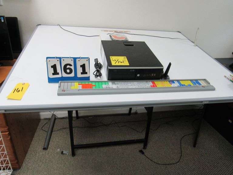 QUICK PEN DIGITIZER WITH COMPUTER, SOFTWARE AND TABLE APPROX. 60" X 48 ...