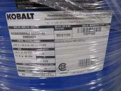 KOBALT VERTICAL TANK AIR COMPRESSOR, MDL XC802000AJ (AGM45) 0905521 ...